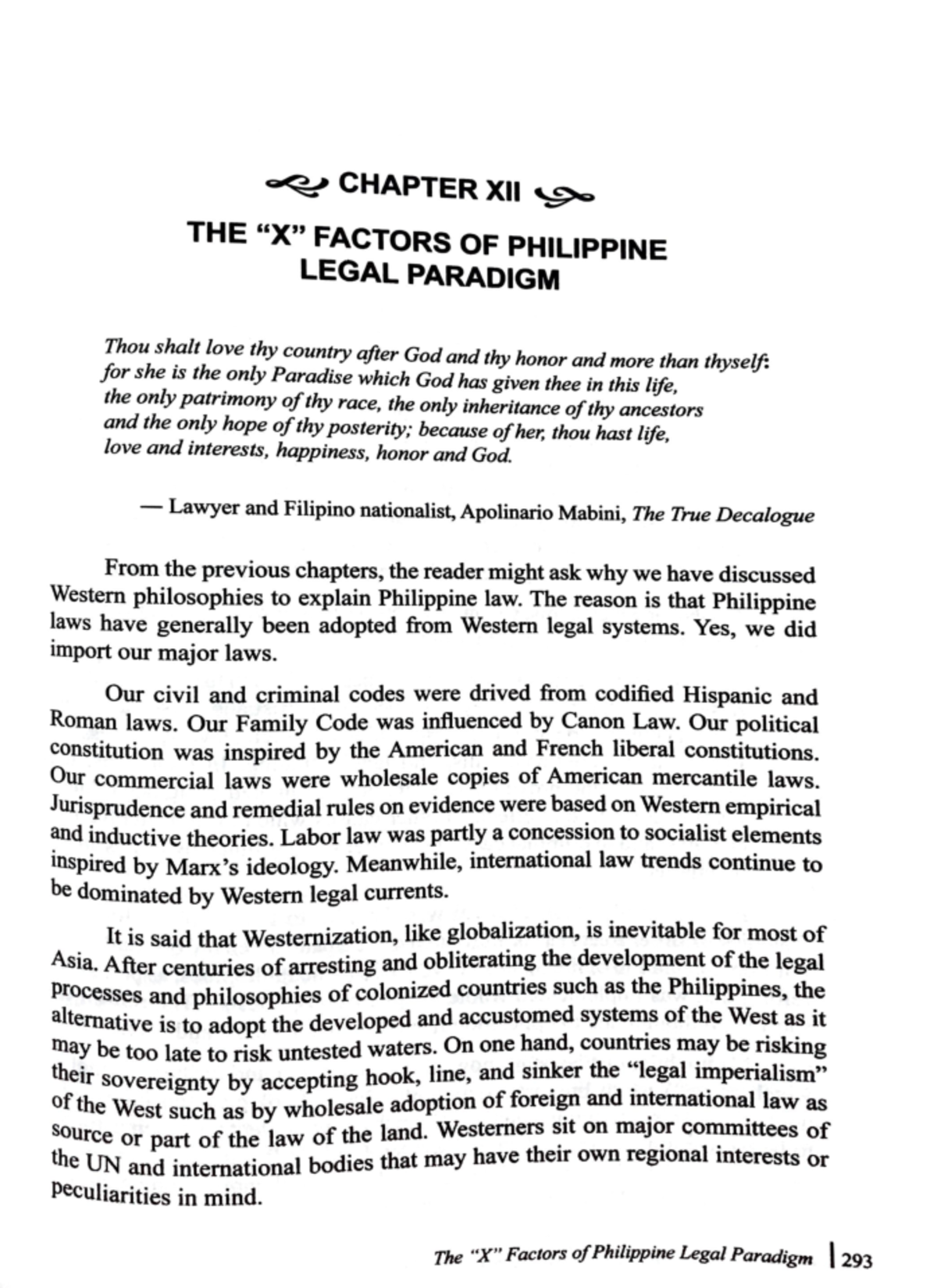 Phi Law Chapter-12 - Read - ####### CHAPTER XII ####### THE "X" FACTORS ...