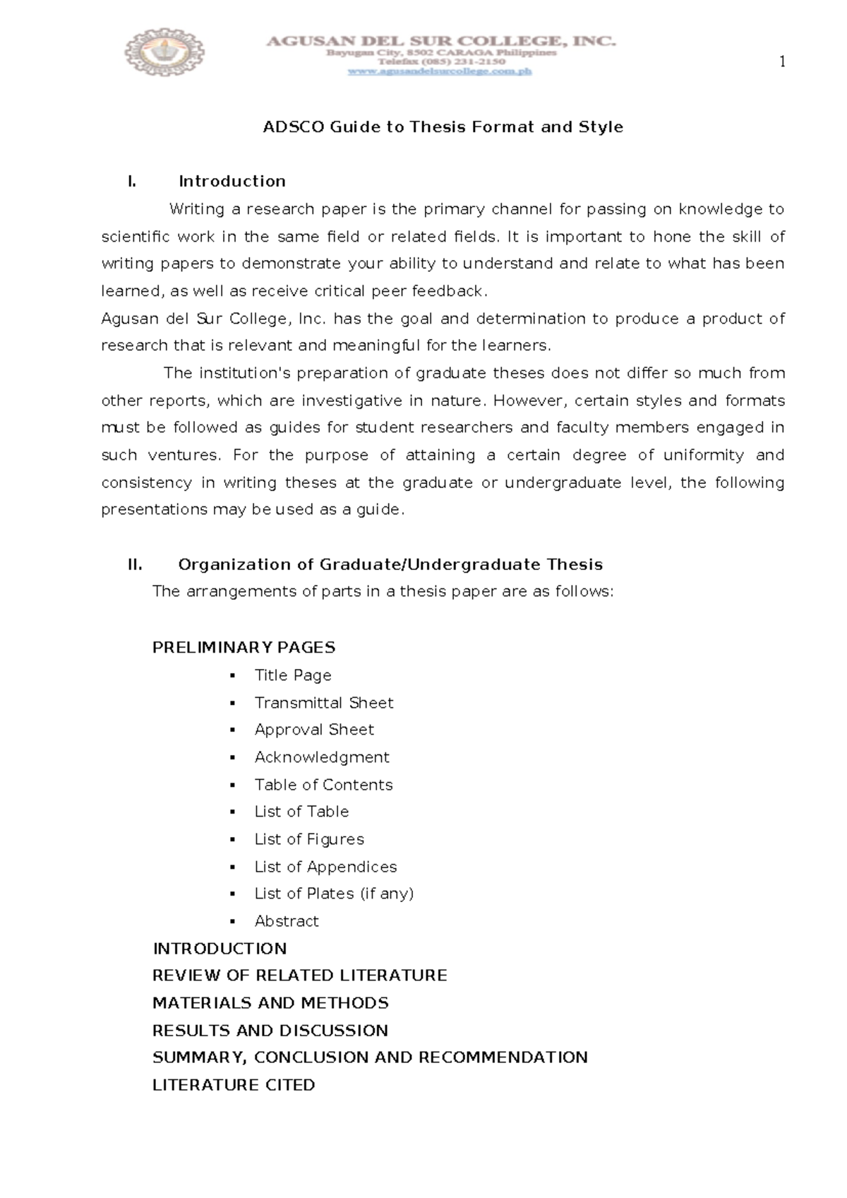 Inbound 3361586377783204744 - ADSCO Guide to Thesis Format and Style I ...