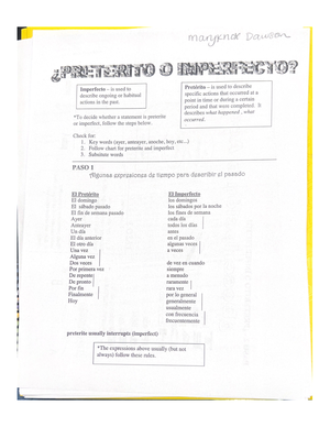 Spanish Chapter 3 - Jorge Garcia textbook "mas "notes - SPAN 2001E ...