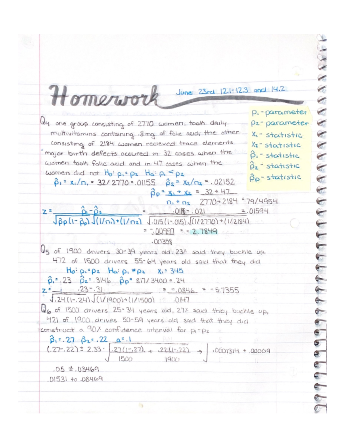 Chapter Fourteen Homework - stat152 - Studocu