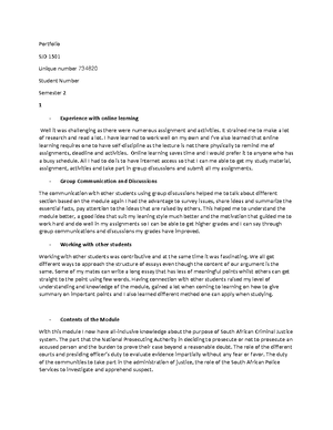 Sjd1501 - this is a study guide - SJD1501/101/3/ Tutorial Letter 101/3 ...
