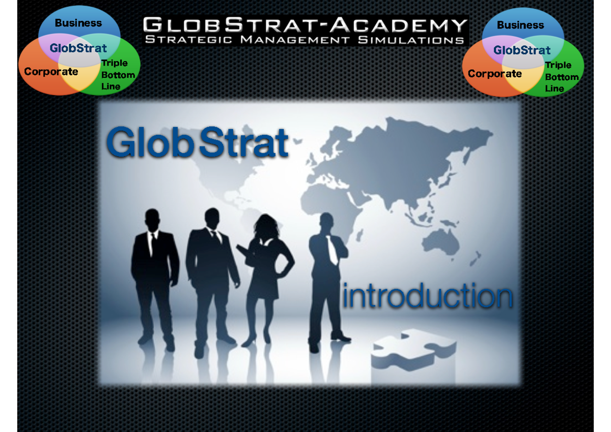 Globstrat presentation - FR - Glob Strat introduction Une simulation ...
