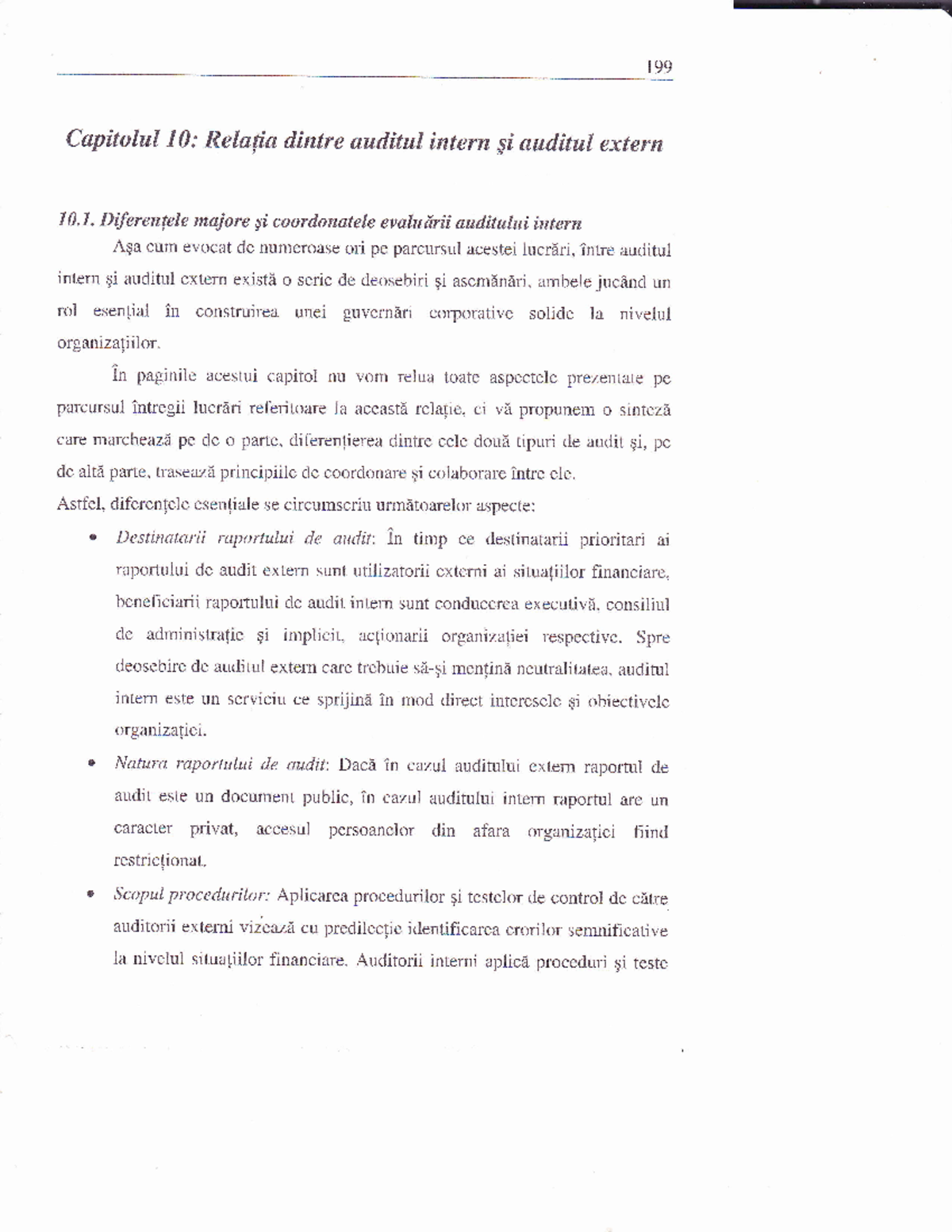 Audit INT DL 10 Relatia AI SI AEXT - capitolul 10: Relafia dintre ...