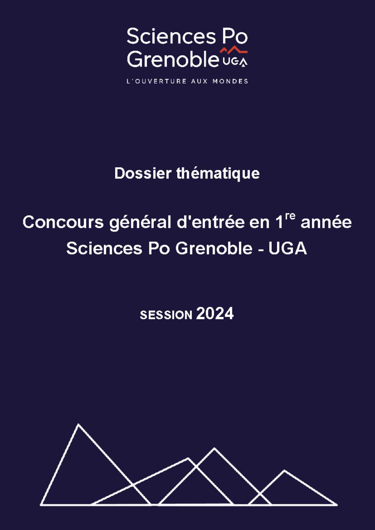 Dossier concours C1 - Dossier thématique Concours général d'entrée en 1 re année Sciences Po ...