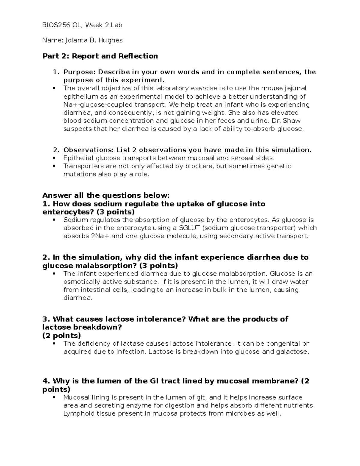 WEEK 2 lab - A&P - BIOS-256 - Chamberlain University - Studocu
