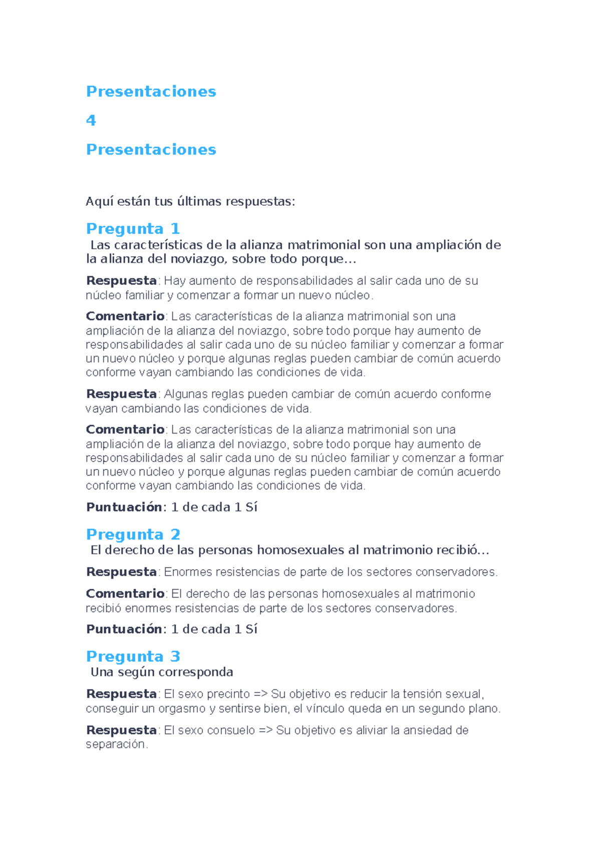 Valores EN LO Personal Modulo 4 Parte 4 - Presentaciones 4 Presentaciones Aquí están tus últimas ...