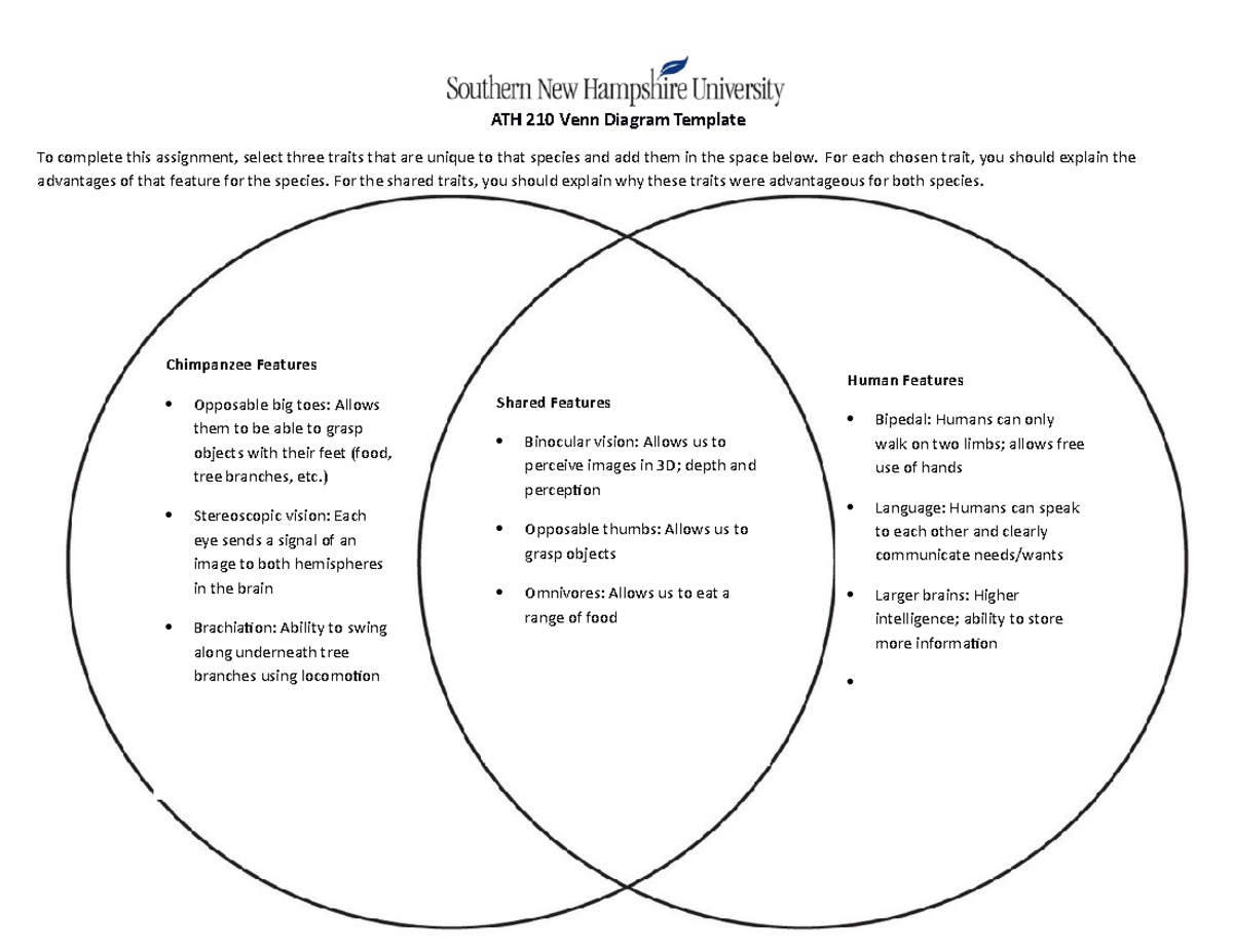 ATH 210 Venn Diagram - assignment for ath 210 - ATH 210 Venn Diagram ...