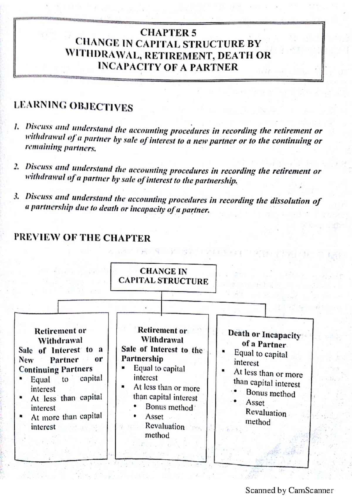 Chapter 5 - Change in Capital StructureChapter 5 - Change in Capital ...