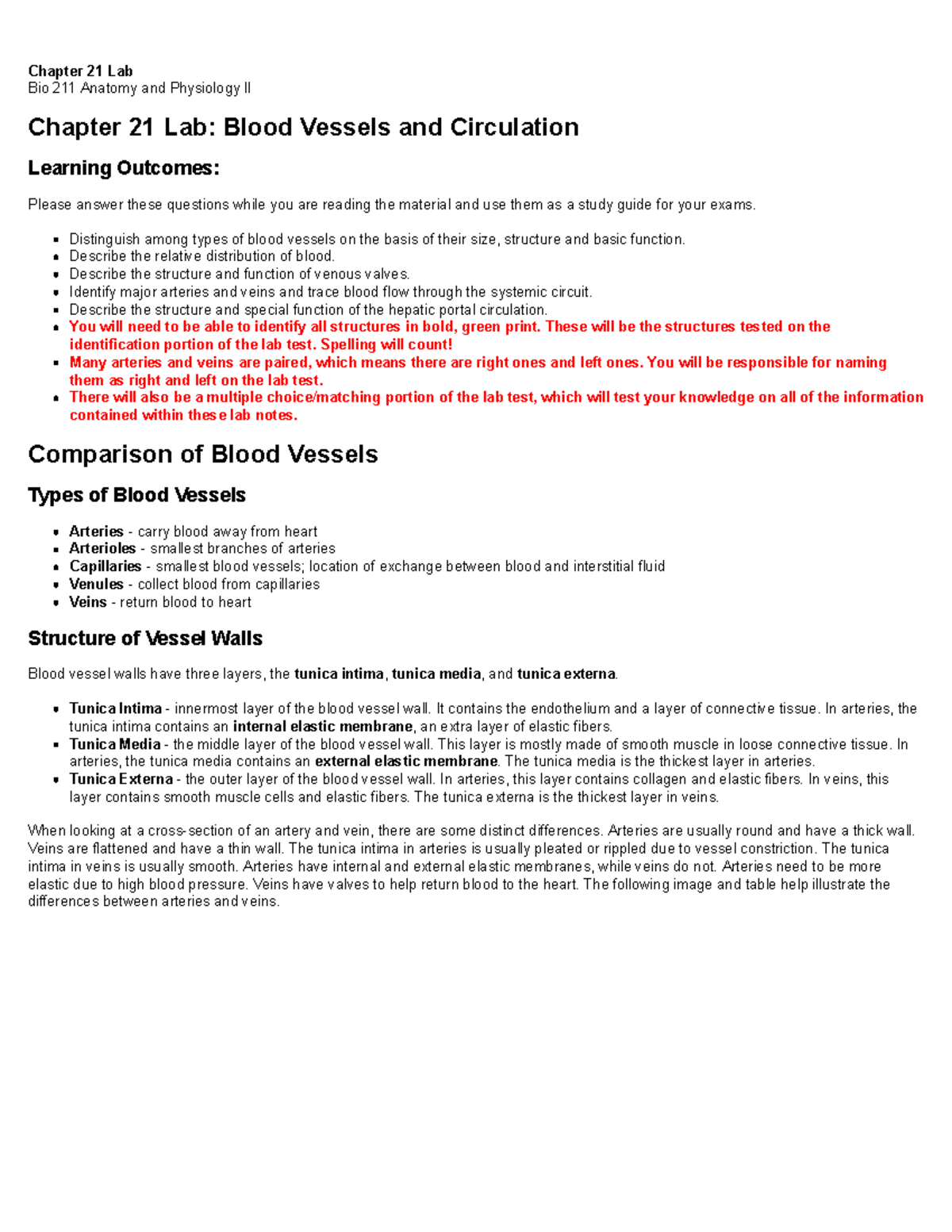 Blood Vessels and Circulation Lab 2023-09-02 14 56 59 - Chapter 21 Lab ...