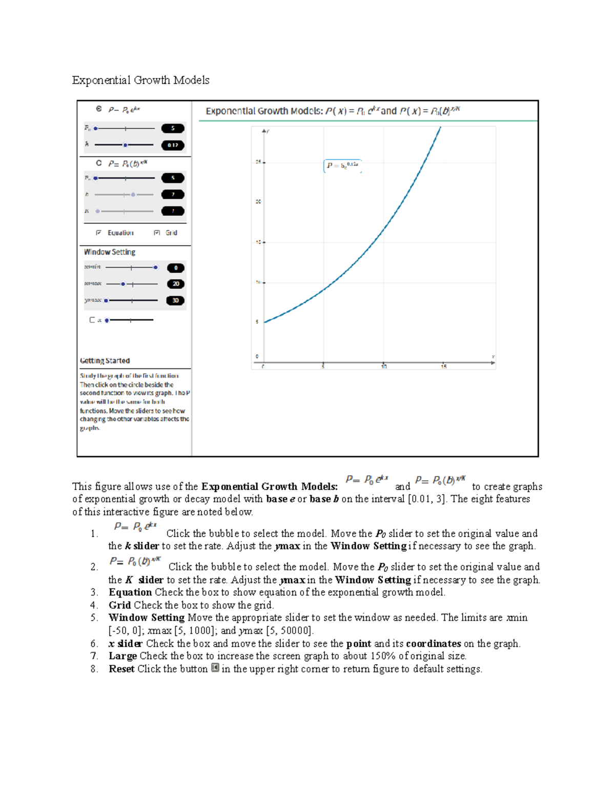 Exponential Growth Models - MATH 1342 - Studocu