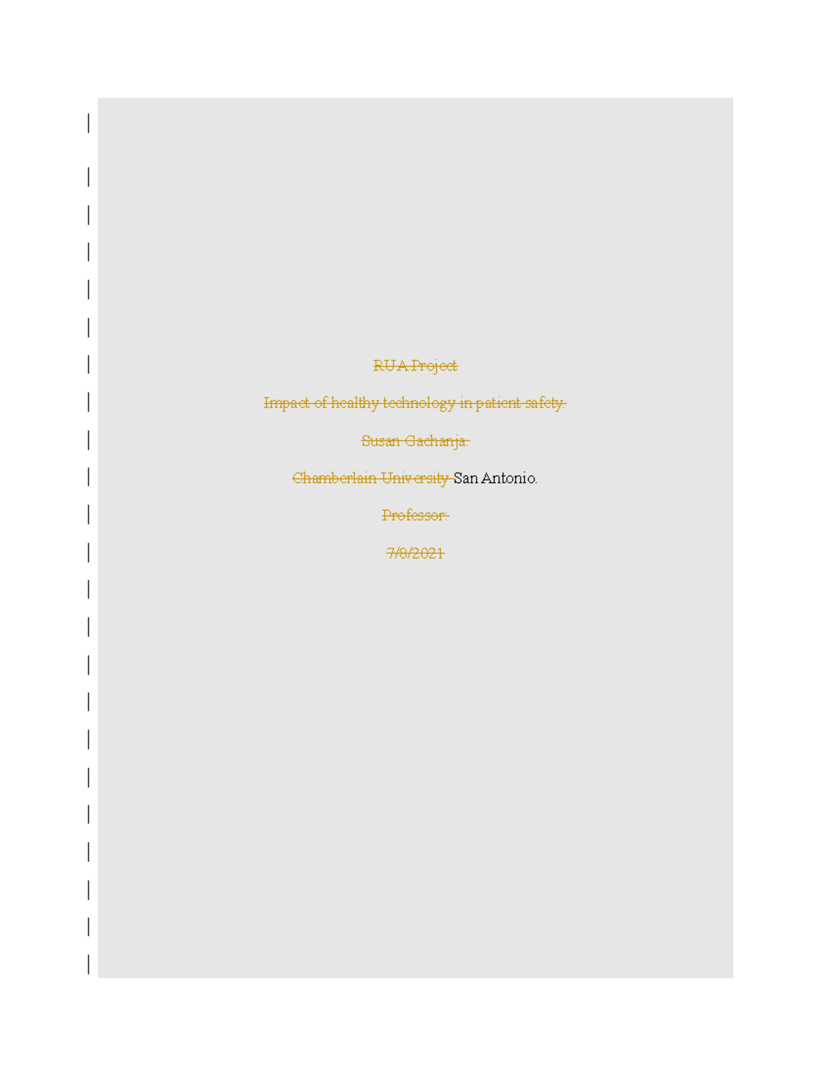 RUA Informatics - course work - RUA Project Impact of healthy ...