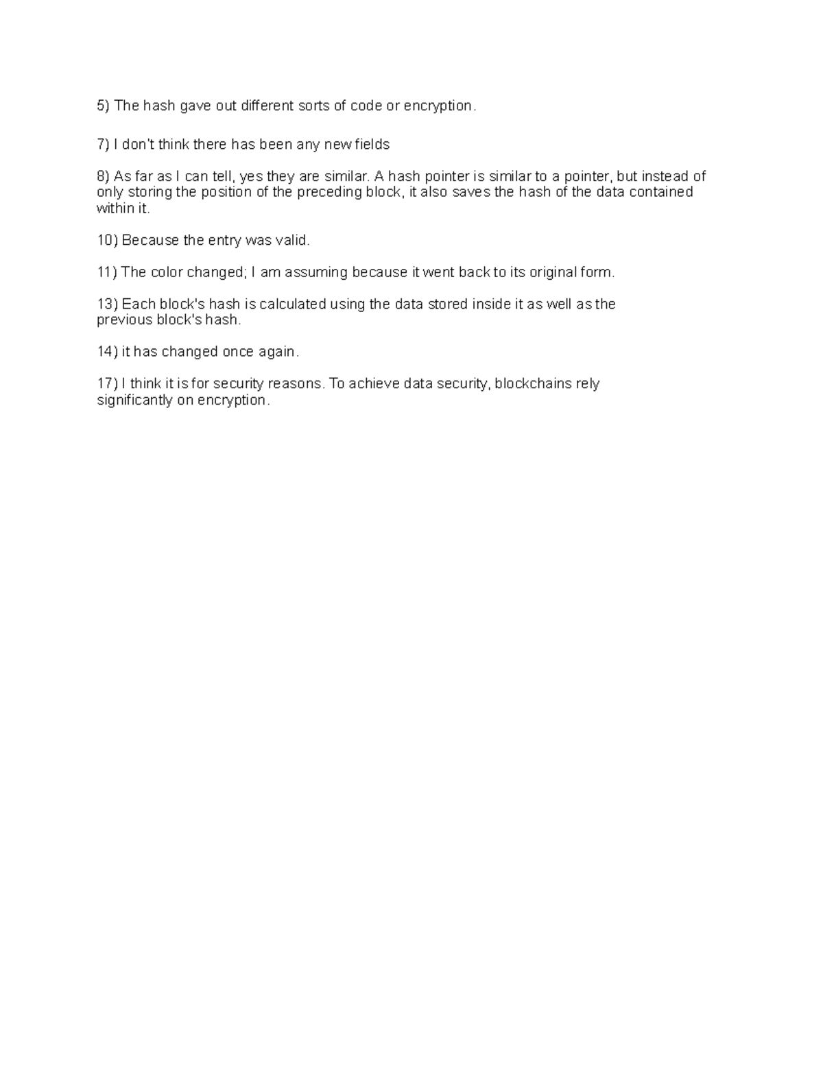 Hands-On Project 6-6 - Assignment - The hash gave out different sorts ...