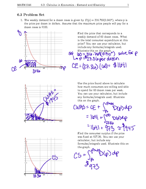 Test2Extra Review FS 2018 - Business Calculus Test 2 Extra Review, Fall ...