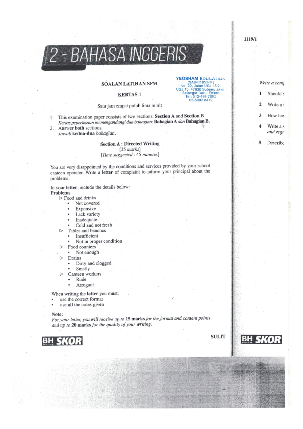 English form 4 - aaa - Financial Accounting - Studocu