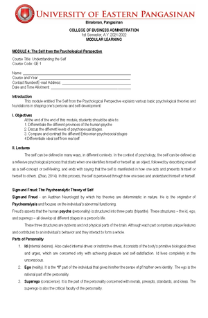 FS1- Learning Episode 2 - College of Teacher Education LEARNING EPISODE ...