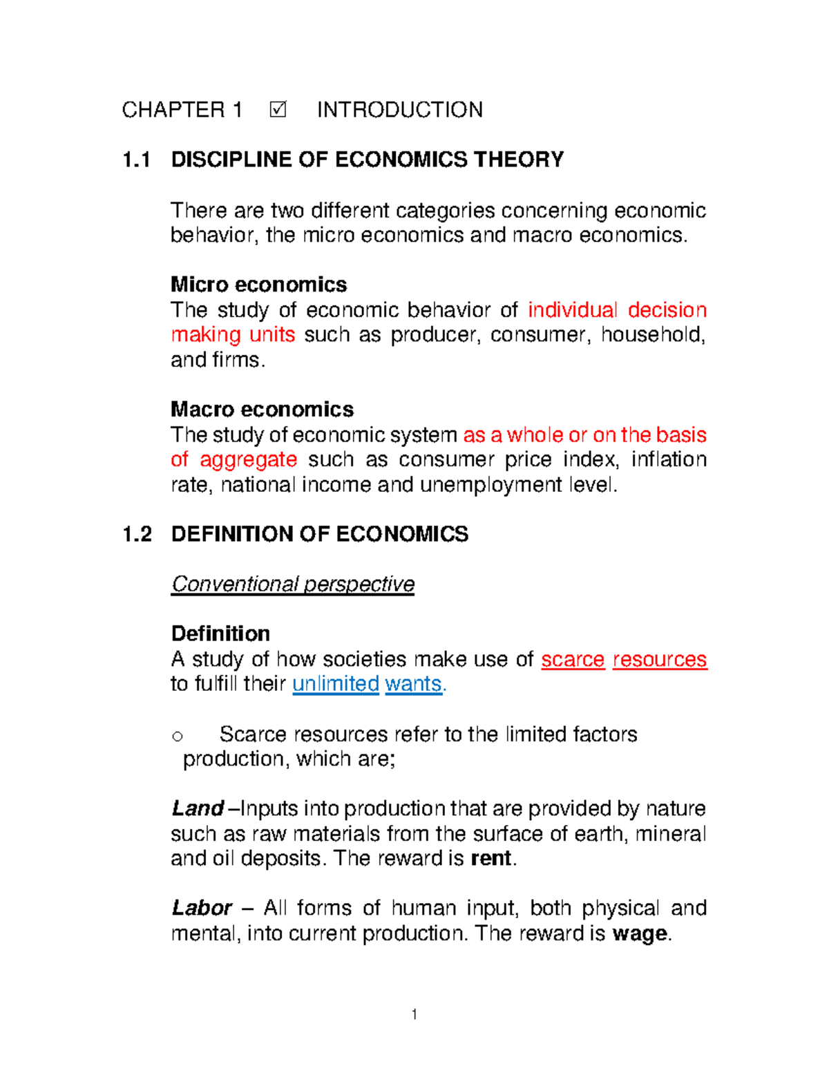 Scarcity , choice and oppurtunity cost factor influnce production ...