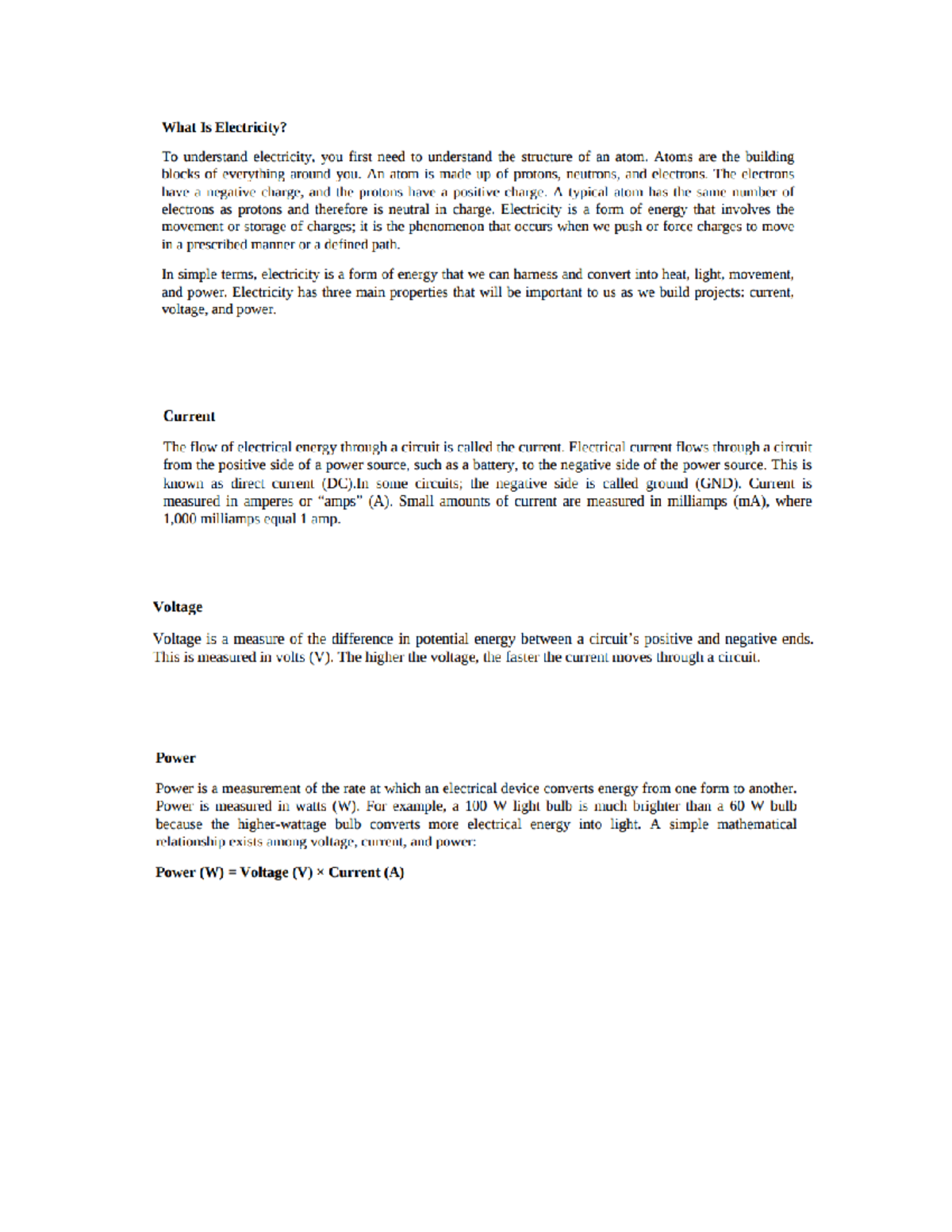 Basic-Electricity - N/A - What Is Electricity? To understand ...