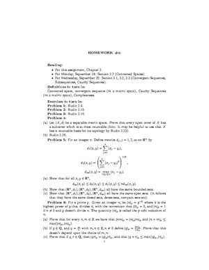 HW2 - Written Homework - HOMEWORK #2: BEN HAYES Reading: - For this assignment, Chapter 2. - For ...