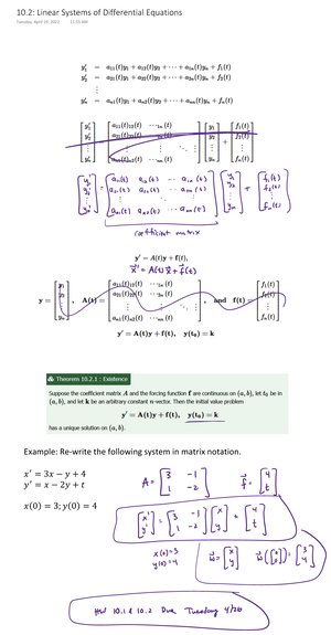 2.1 Linear First Order Equations - Definition: A first-order ...