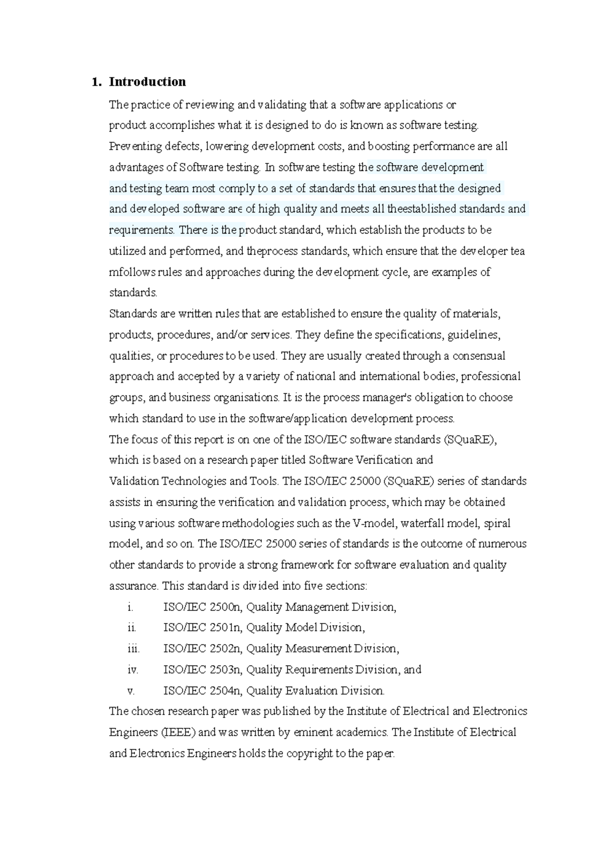 itech 7409 assignment 1 2022/2023 - 1. Introduction The practice of ...