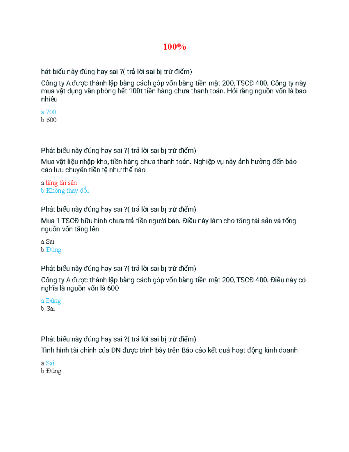 C2-2LC - OKOKOK - 100% hát biểu này đúng hay sai ?( trả lời sai bị trừ ...