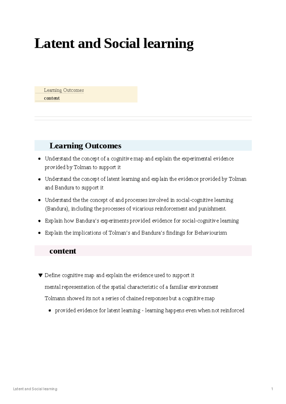Latent and Social Learning - Latent and Social learning 🌼 Learning ...