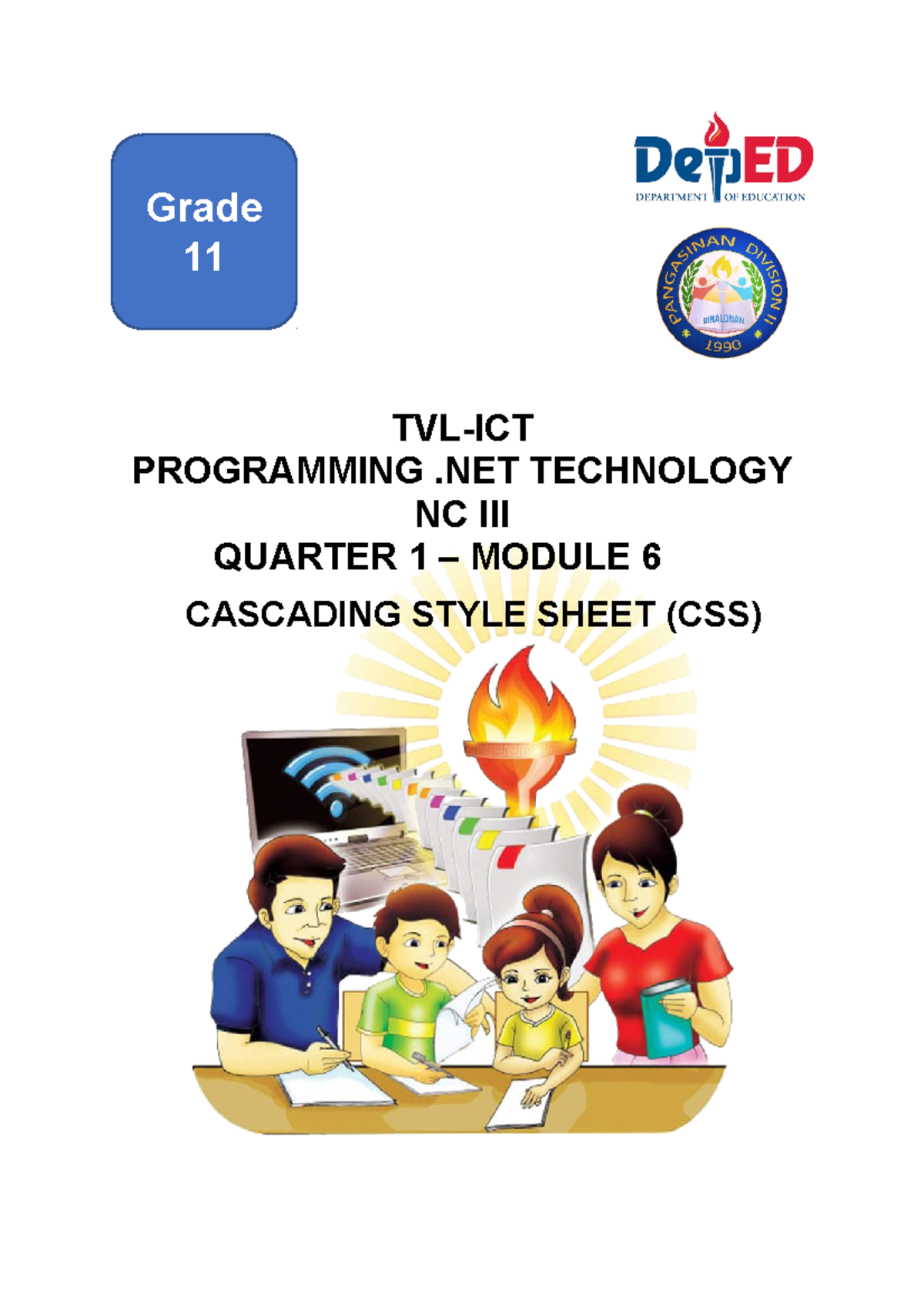 Q1 Module 6 G11 NET Programming Nciii Mangaldan NHS - TVL-ICT PROGRAMMING .NET TECHNOLOGY NC III ...