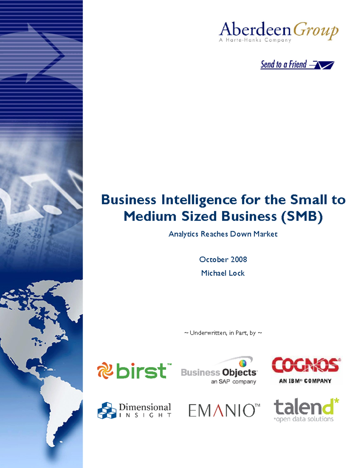 Business Intelligence for SME - Business Intelligence for the Small to ...