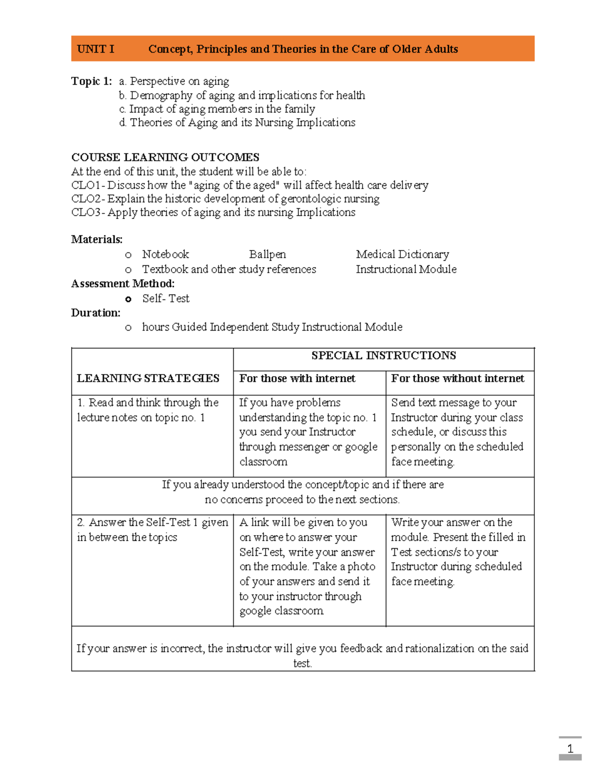 Unit 1 1 Care Of Clients With Problems With Maladaptive Patterns Of Behavior Acute Topic 1