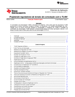 Datasheet resumido do CI PWM HS-8110 para fontes chaveadas - HS8110 ...