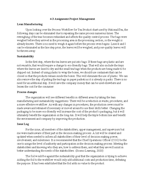 Module Six Assignment - Module Six Assignment Customer-Focused ...