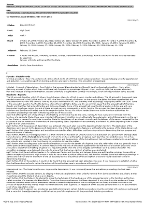 Seaflower Whitefish Corporation LTD v Namibian Ports Authority 2000 NR ...