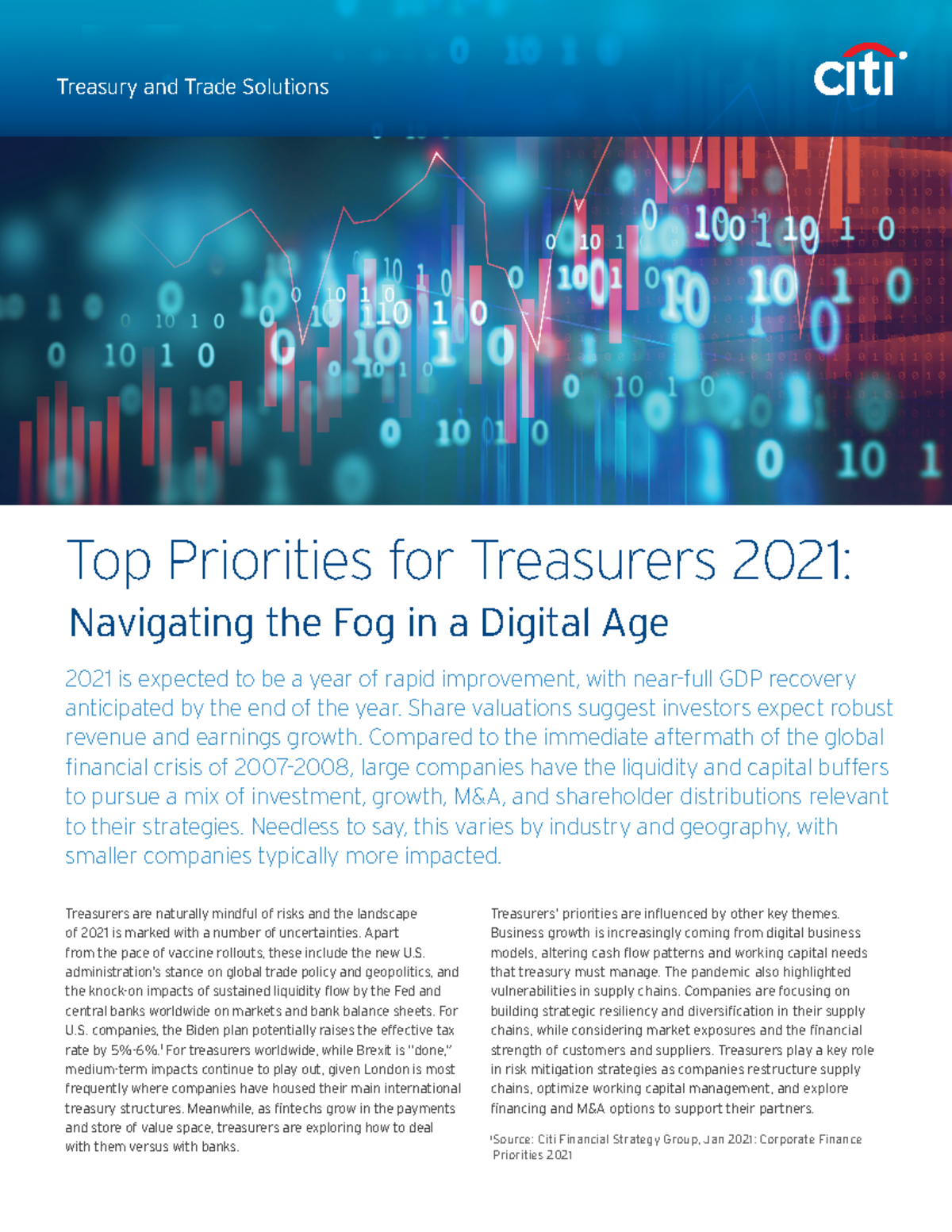 2017 152 Top Treasury Priorities Article - BUFN752 - UMD - Studocu