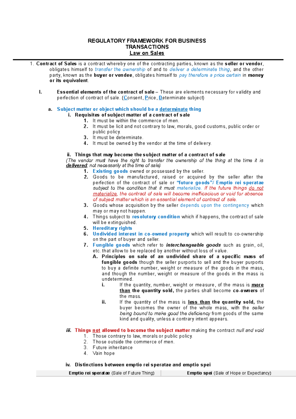 RFBT reviewer - janjnd - REGULATORY FRAMEWORK FOR BUSINESS TRANSACTIONS ...
