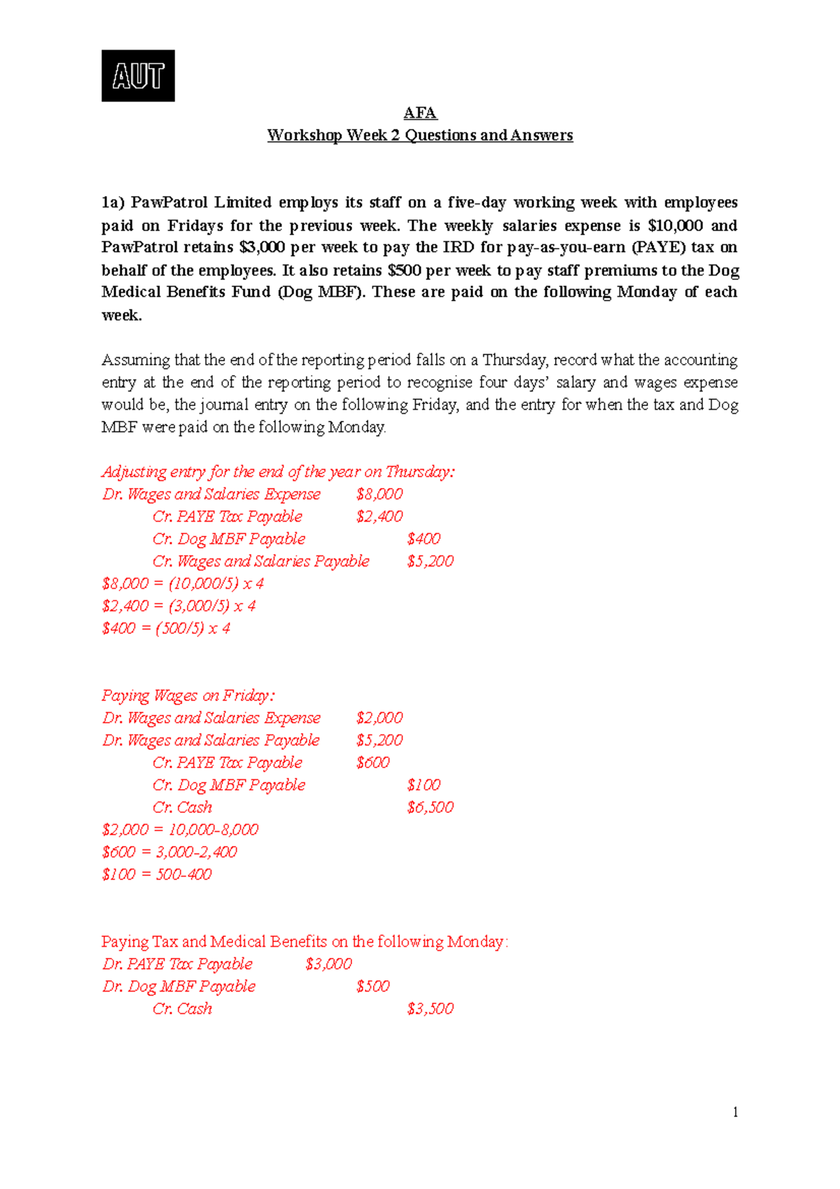 W2 Work Qand A-2 - Given questions with answers for understanding learning in weeks 1 and 2 ...