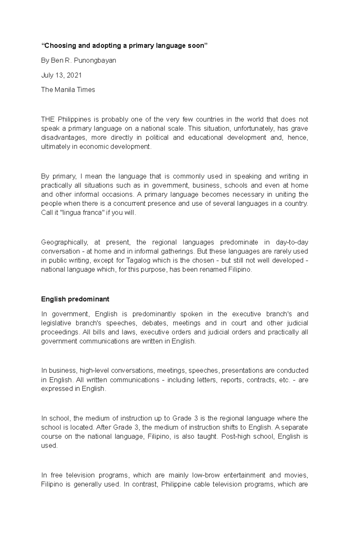 Article LC2 About Education And Language Choosing And Adopting A article-lc2-about-education-and-language-choosing-and-adopting-a