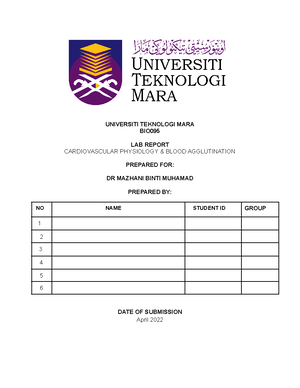 Lab Manual BIO095 2023 Exp 1 - Centre of Foundation Studies, UiTM ...