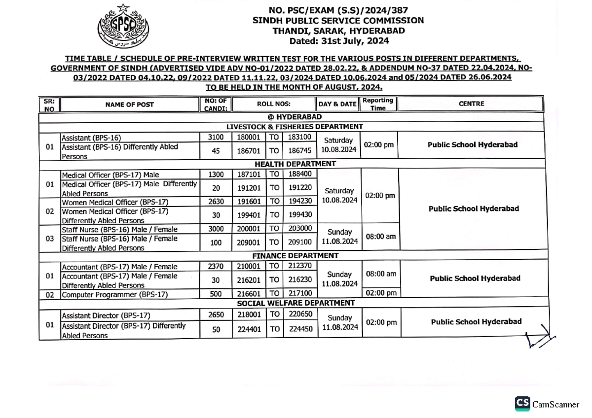 31 - hi hg mnbnm nbjhb bh b h h m m - NO. SPSC SINDH PUBLIC SERVICE ...