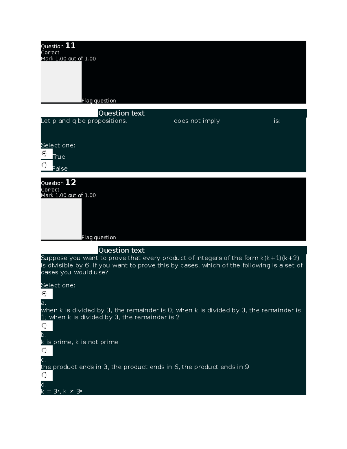 Discrete 3 - Preliminary Answer kePreliminary Answer key Examplesy ...