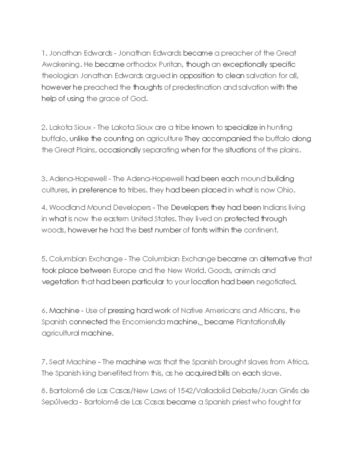 Lecture Notes Exam 1 - Jonathan Edwards - Jonathan Edwards became a ...