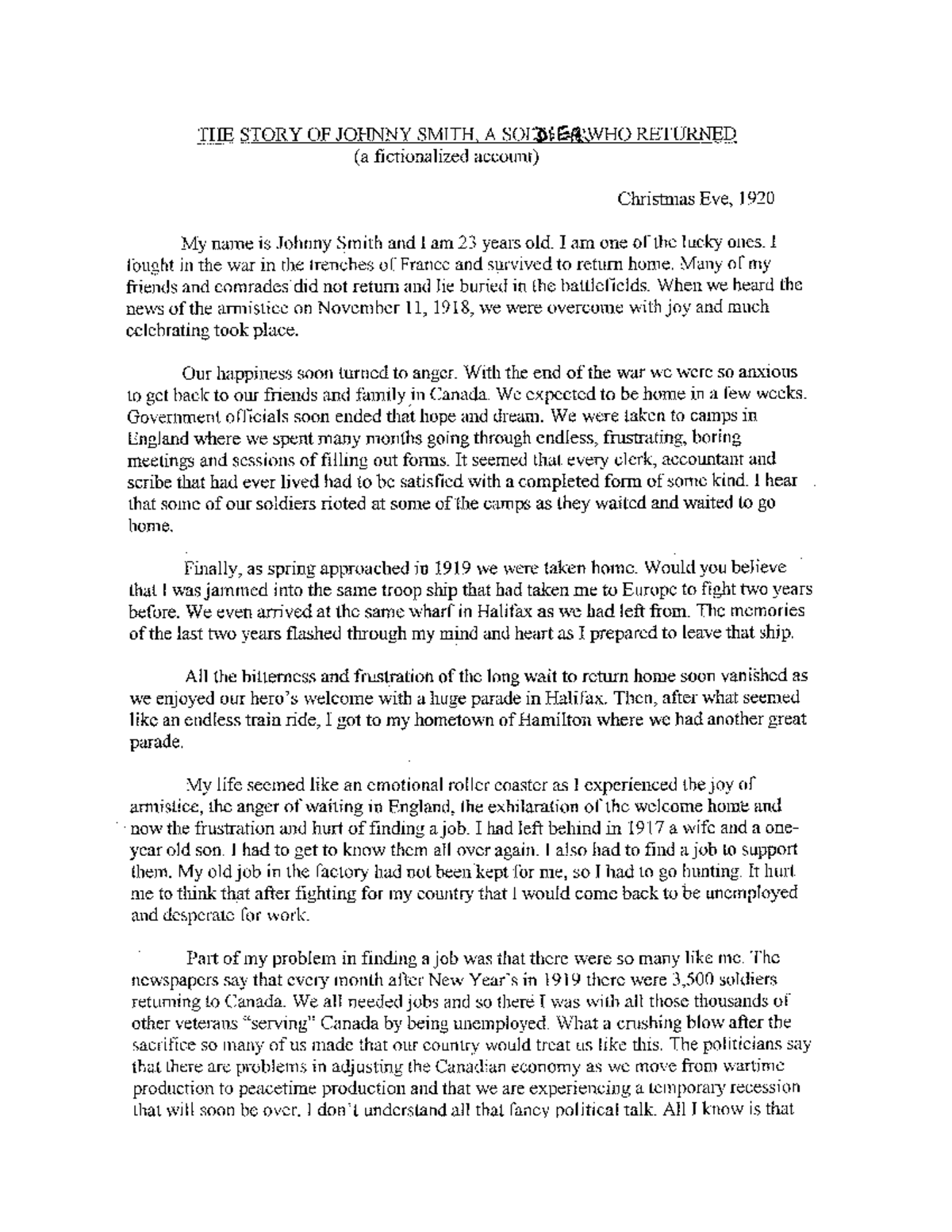 A soldiers story 1234555555555 book - Envb 410 - McGill - Studocu