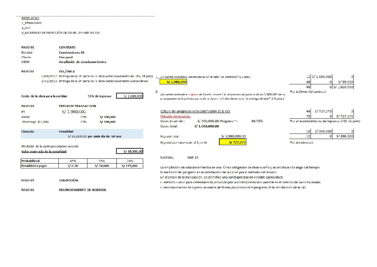 Exm miercoles p1 - preparación pc2 - Contabilidad avanzada - Studocu