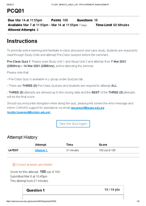 Pqm framework - PRICE QUALITY METHOD F r a m e w o r k Effective for ...