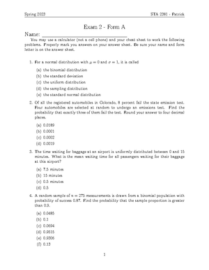 Exam 3 form c (1) copy (10) - Exam 3 - Form C Name: i You may use a ...