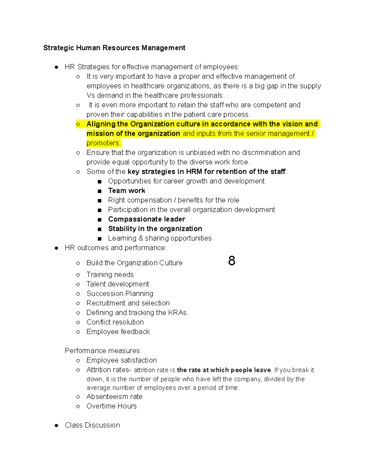 L 1 Strategic Human Resources Management - Strategic Human Resources ...
