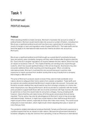 Unit 1 Exploring Business Assignment 1 task 2 - P3- Explore the organisation structures aims and ...