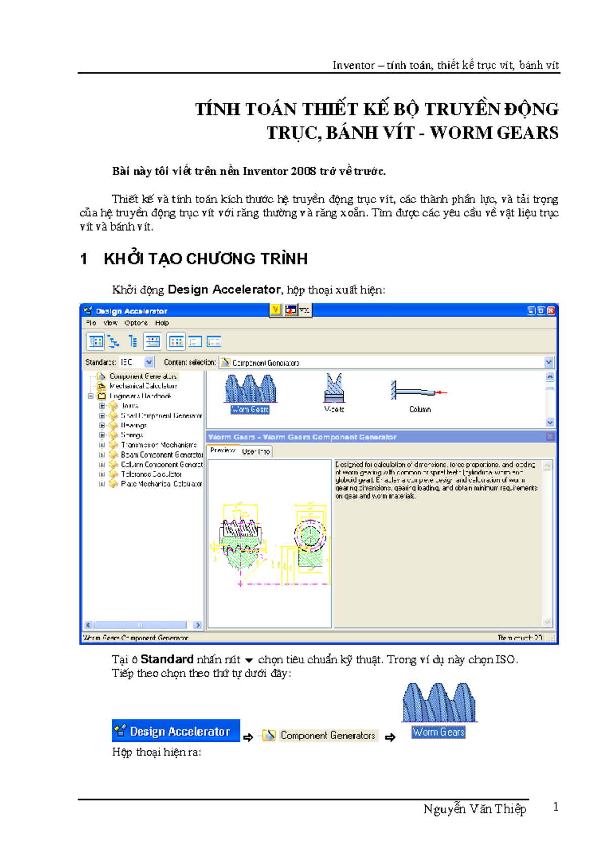 Thiet ke banh rang inventor - TÝnh to ̧n thiÕt kÕ bé truyÒn ®éng trôc ...