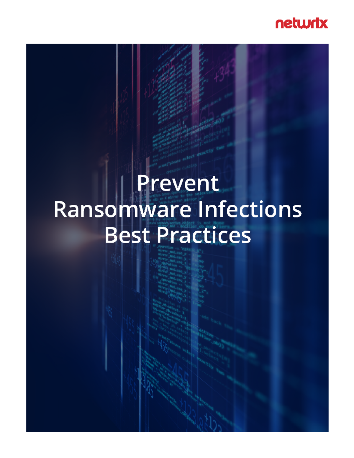 Prevent Ransomware Infections Best Practices - Prevent Ransomware ...