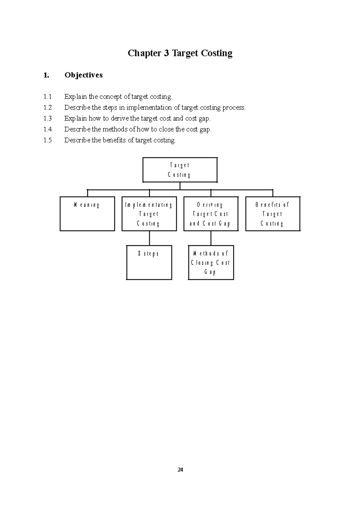 Ch3 Target Costing - Chapter 3 Target Costing 1. Objectives 1 Explain ...