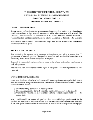 Chartered Accountant papers 2018 - MAY 2018 PROFESSIONAL EXAMINATIONS ...